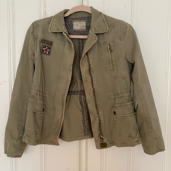 Zara | Jackets & Coats | Army Green Zara Utility Jacket | Poshmark